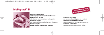 Molloplast B Denture Reliner Instructions | Manualzz
