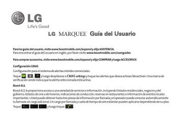 LG Marquee Guía del usuario | Manualzz