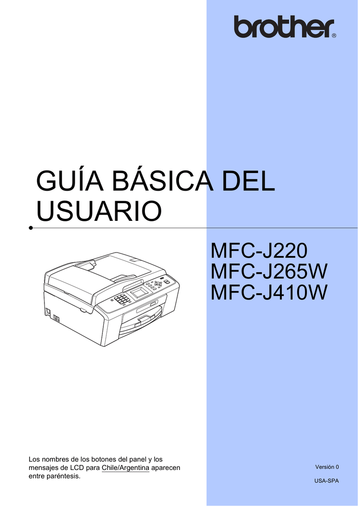 Brother MFC-J220 Inkjet Printer User's Guide | Manualzz