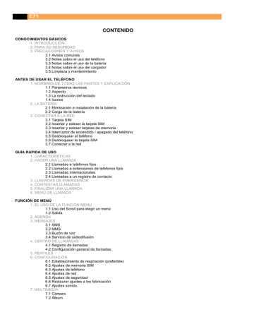 Manual de usuario E71 Pro | Manualzz