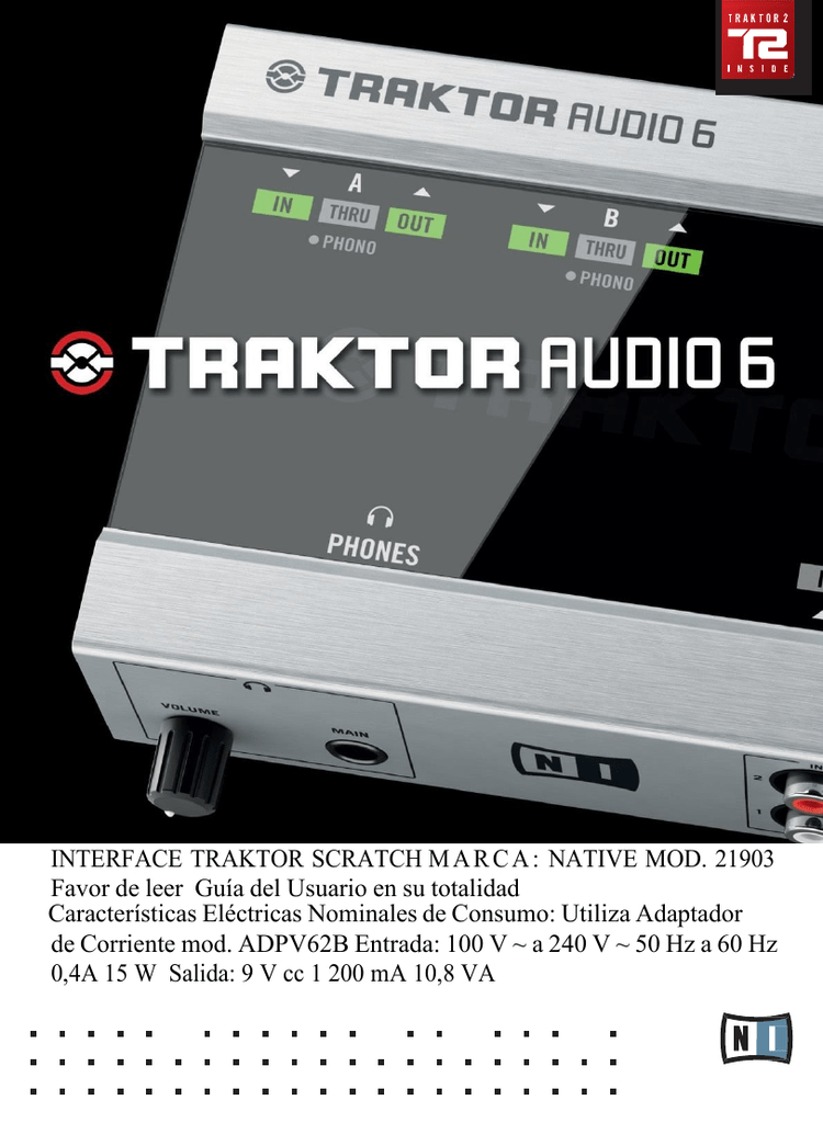 Native Instruments TRAKTOR AUDIO 6 Guía del usuario | Manualzz