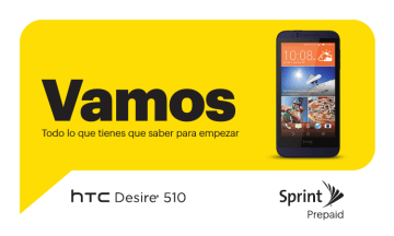 Guía del usuario de Sprint para teléfono móvil Desire 510 | Manualzz