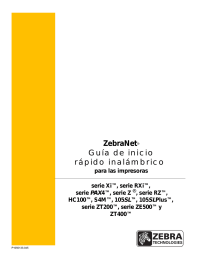 Zebra ZE500 - User Guide, Reference guide, Manual