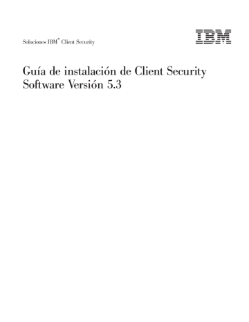 Guía de instalación de Client Security 5.3 | Manualzz