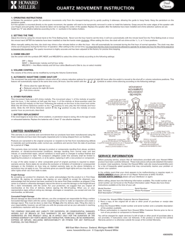 Quartz Movement Instruction | Manualzz