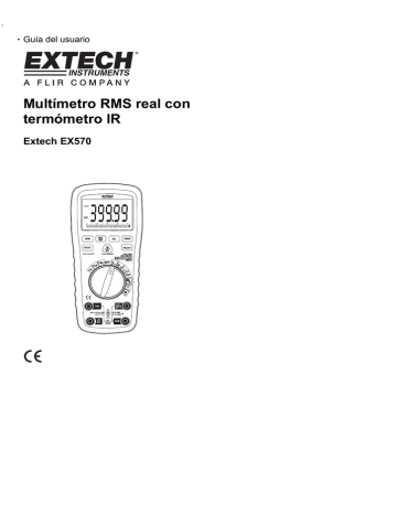 Extech EX570 Multímetro de escala automática RMS real con termómetro IR ...