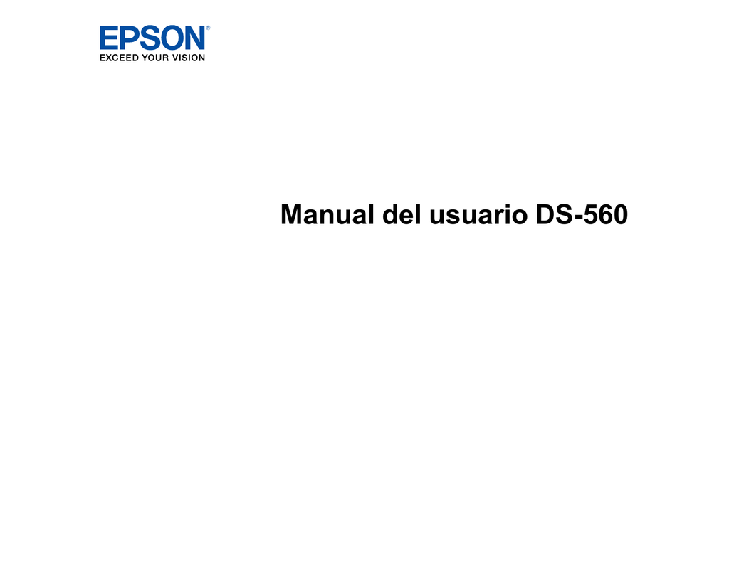 Epson WorkForce DS-560 Manual de usuario | Manualzz