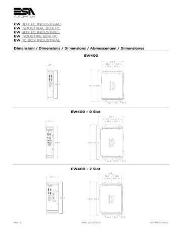 ESA AUTOMATION EW400 manual | Manualzz