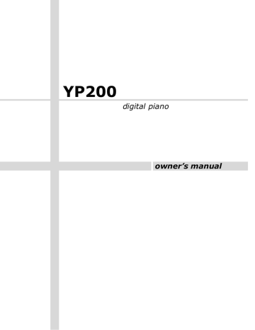Galileo YP200 Owner's Manual | Manualzz