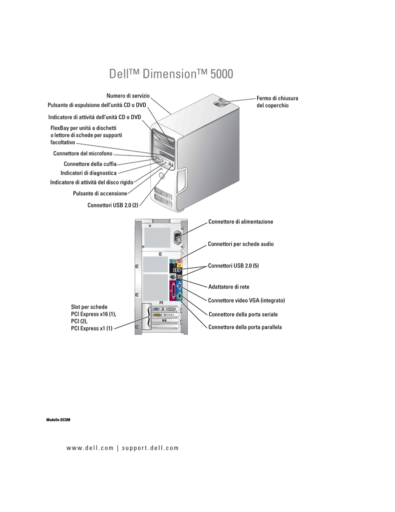 Dell™ Dimension™ 5000 | Manualzz
