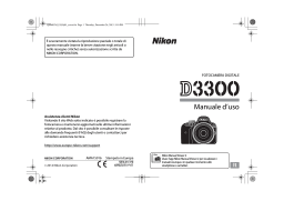 Nikon D3300 - Manuale di riferimento, Manuale utente, Guida utente