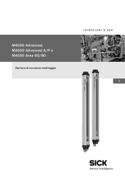 SICK M4000 Advanced - User manual, Operating instructions
