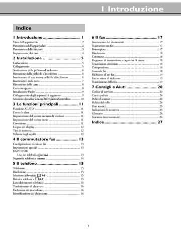 Fax machines Magic 2 Primo Manuale d'istruzioni | Manualzz