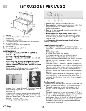 Ignis ICF 411 Freezer Guida utente | Manualzz