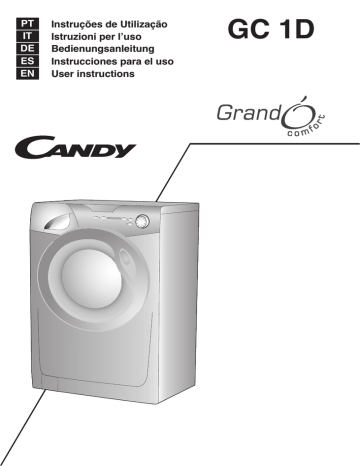Candy GC 1071D2-S Front Loading Washing Machine User manual | Manualzz