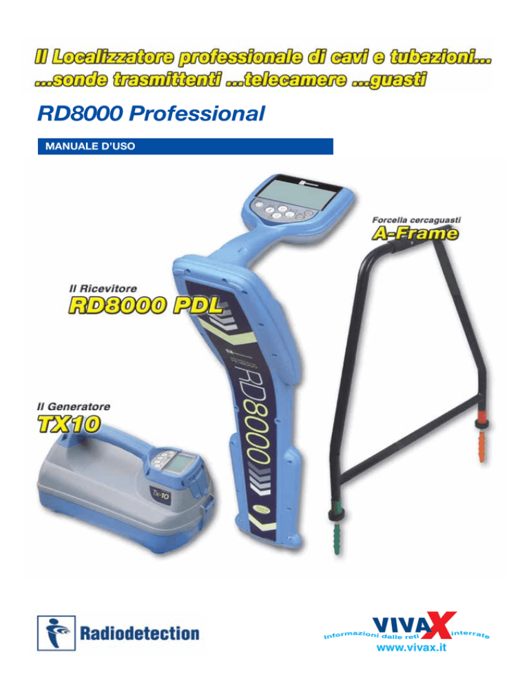 RD8000 Professional | Manualzz