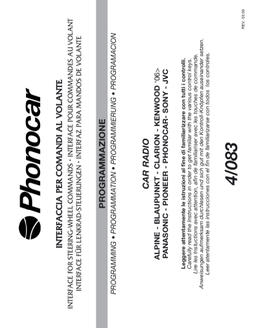 Phonocar 4/083 Steering Wheel Controls User Manual | Manualzz
