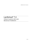 LanSchool 7.4 Manuale dell'utente | AI Chat & PDF Access | Manualzz
