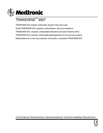 Medtronic Transvene-SVC 6937 Technical Manual | Manualzz