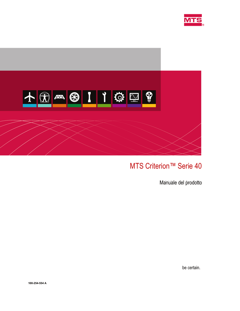 MTS Criterion Testing Systems | Manualzz