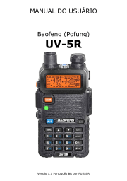 Baofeng UV-5R - User manual, User Guide, Owner's manual
