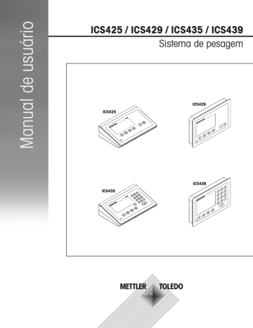 Sistema de pesagem ICS425, ICS429, ICS435 e ICS439 - Manual de usuário ...