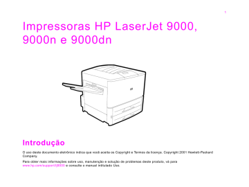 HP LaserJet 9000 Printer series Guia de usuario | Manualzz