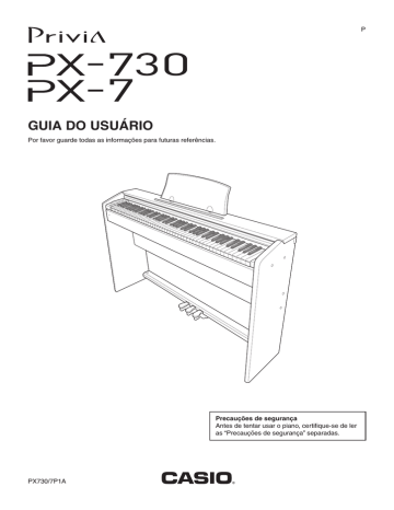 Casio PX-7 Electronic Musical Instrument Manual do usuário | Manualzz