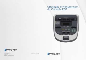 Manual do Console P30 - Precor | Manualzz