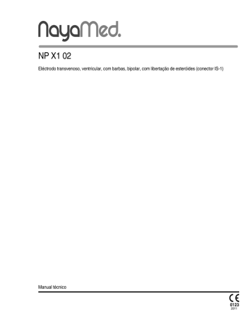 Eléctrodo transvenoso NP X1 02 Manual técnico | Manualzz