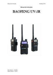 Baofeng UV-5R - User manual, User Guide, Owner's manual