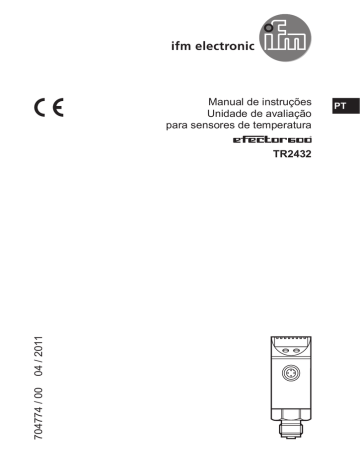 IFM TR2432 Evaluation unit Operating Instructions | Manualzz