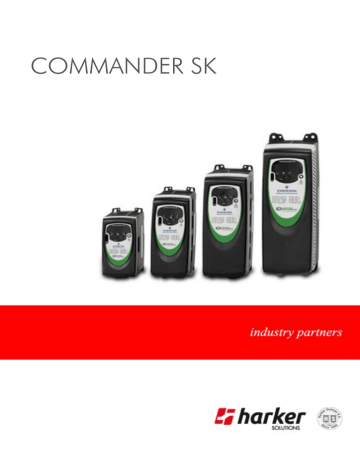 Variador de velocidade Commander SK A, B, C - Manual de Instruções ...