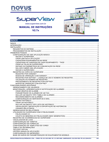 SuperView SuperView V2.7x Manual de instruções | Manualzz