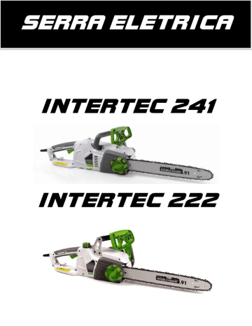 Serra Elétrica INTERTEC 241, 222 - Manual | Manualzz