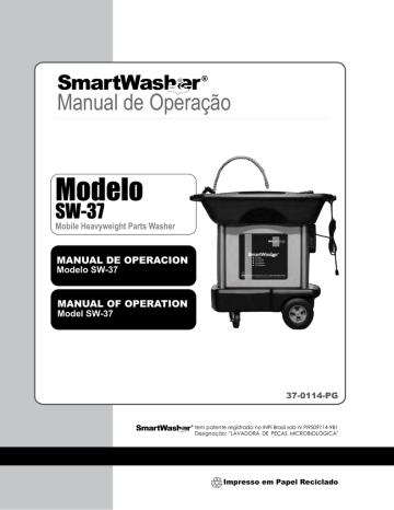 SmartWasher SW 37 Manual de Operação | Manualzz