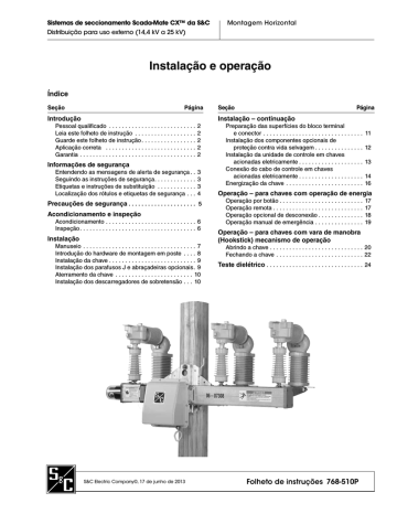 Scada-Mate CX - Folheto de instruções | Manualzz
