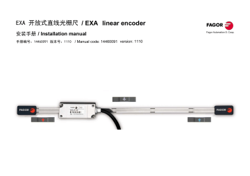 Fagor EXA Linear Encoder Installation Manual | Manualzz