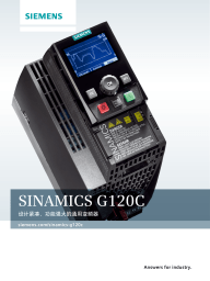 Siemens SINAMICS G120C - Reference manual, Operating instructions ...
