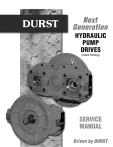 Durst Hydraulic Pump Drive Service Manual | Manualzz