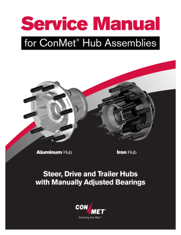 ConMet Hub Assemblies Service Manual | Manualzz