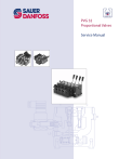 Sauer-Danfoss PVG 32 Proportional Valve Service Manual | Manualzz