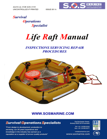 Life Raft Manual | Manualzz