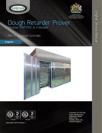 Foster Dough Retarder Prover DRPTRI 2, DRPTRI 3 Service Manual | Manualzz