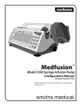 Medfusion Syringe Infusion Pump Model 4000 Operator's Manual | Manualzz