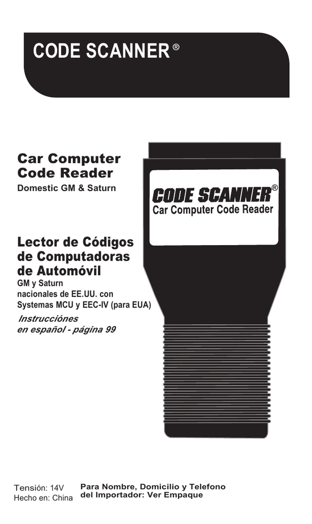 CODE SCANNER Manualzz code-scanner-manualzz