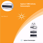 Agilent 1290 Infinity Multisampler User Manual | Manualzz