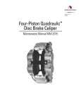 Meritor DiscPlus EX225 Air Disc Brake Maintenance Manual | Manualzz