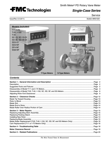 FMC Technologies Smith Meter T-20 Service manual | Manualzz