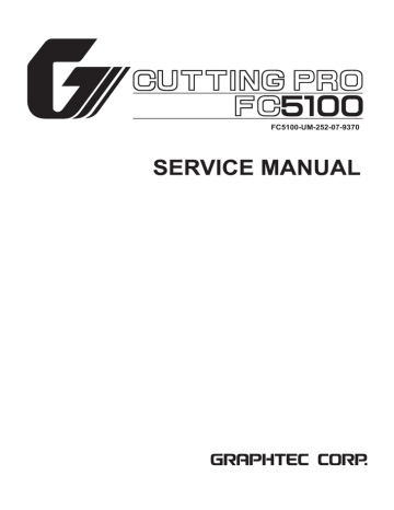 Plotter FC5100 FC5100-75, FC5100-100, FC5100-130, FC5100-150 Service ...